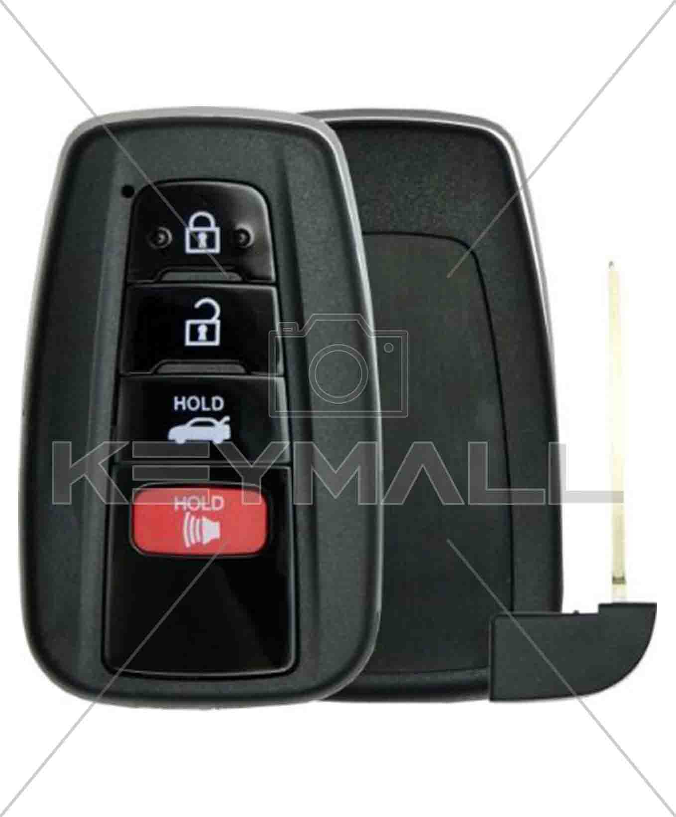 CARCASA LLAVE CONTROL TOYOTA PROX 4B NUEVA - TOYOT222B-Carcasa Llave ...