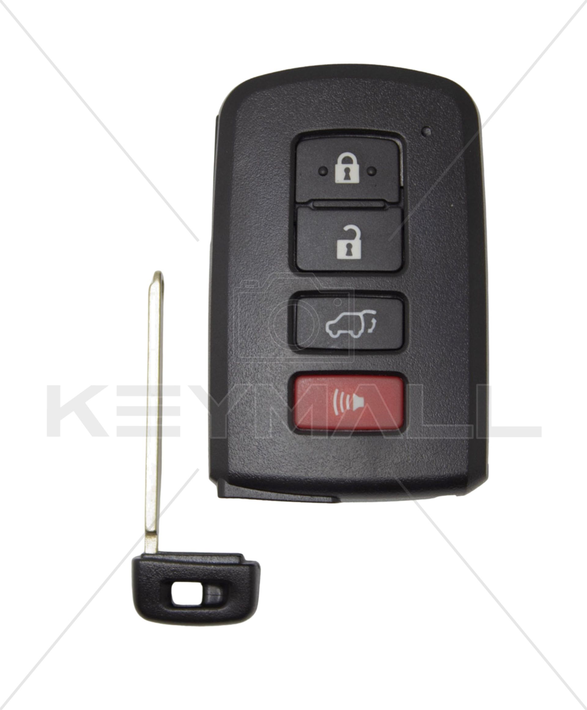CARCASA LLAVE CONTROL TOYOTA PROX 4B NUEVA 14FBA TAPA - TOYOT213C ...