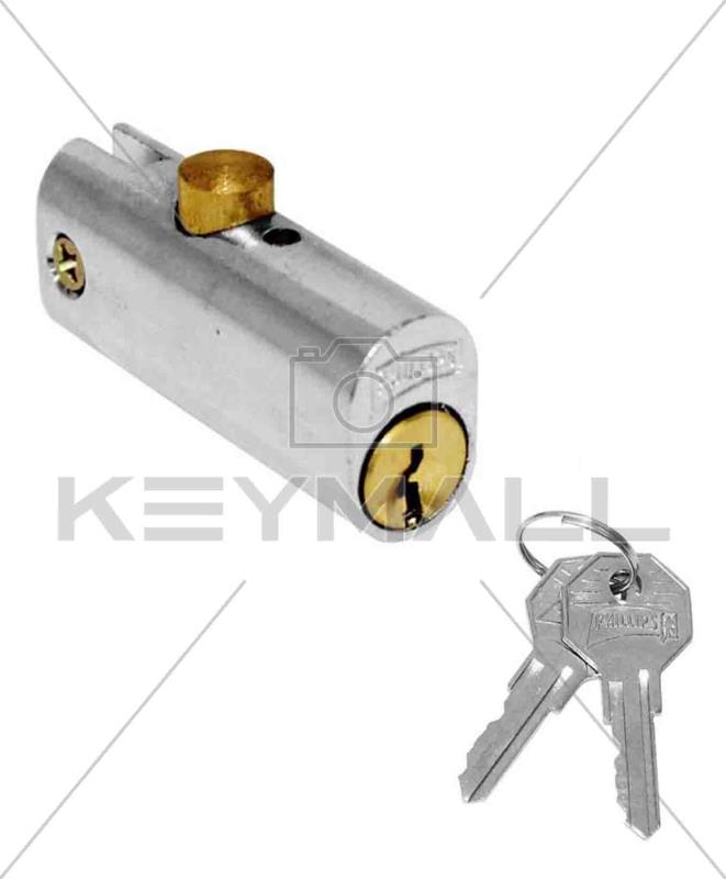 CERRADURA PHILLIPS MUEBLE 42 CROMO CAJA - MX11A-Muebles - KEY MALL